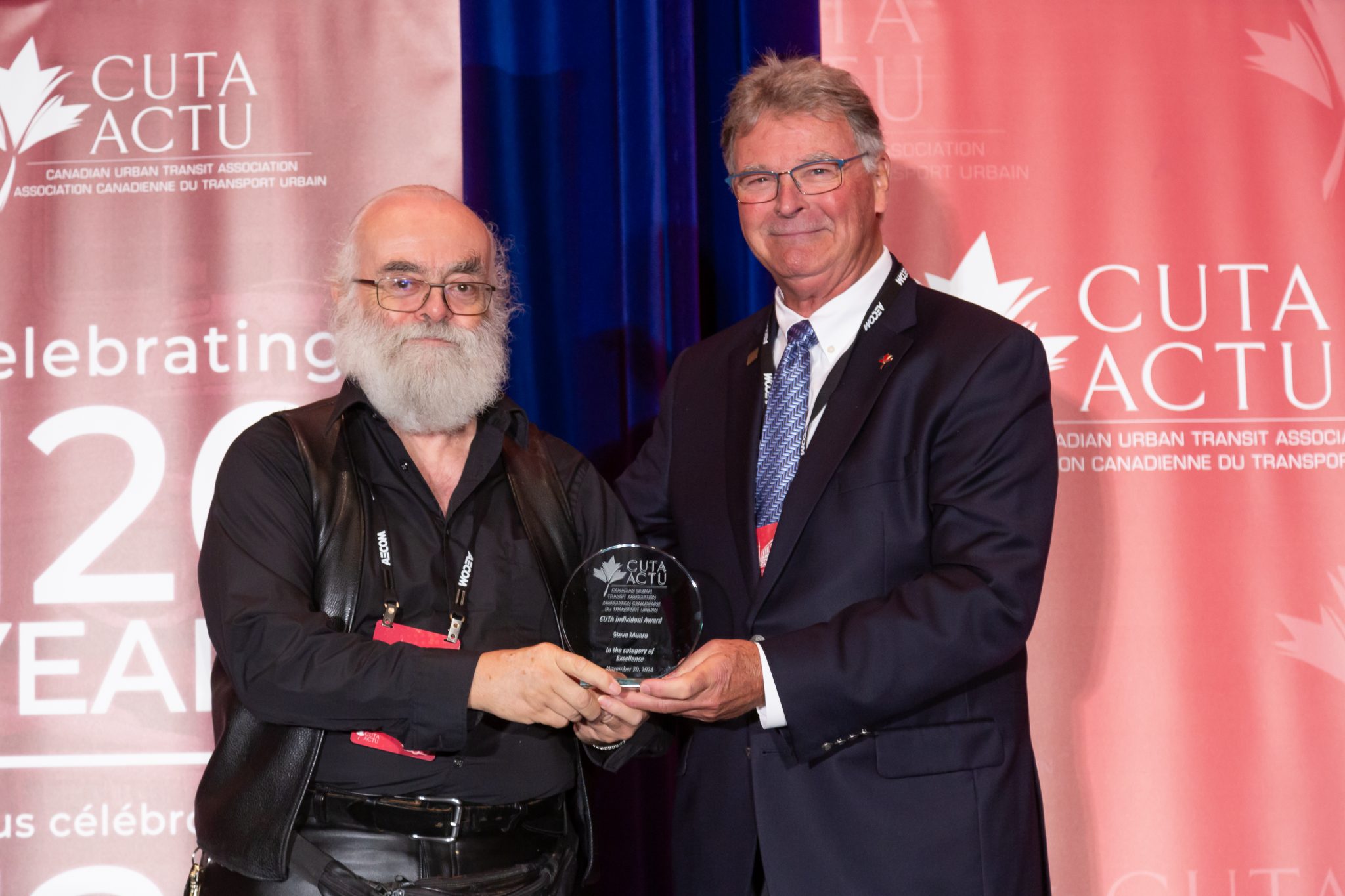 Steve Munro Wins Excellence Award - CUTA